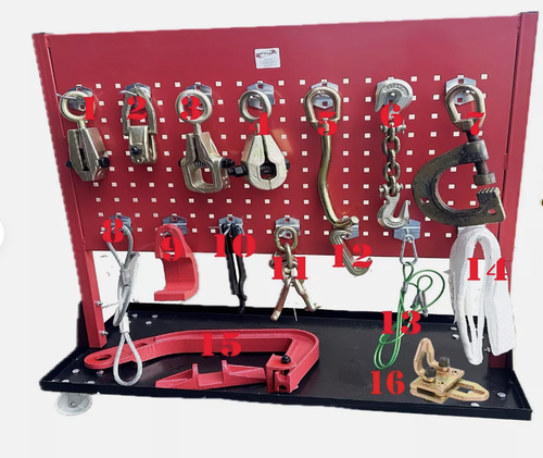 16pcs Deluxe Auto Body Frame Repair Pulling Clamp & Chassis Dent Puller ...