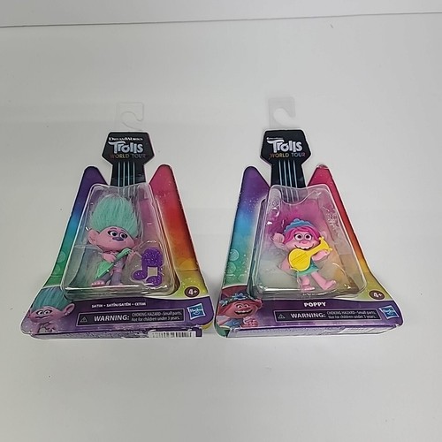 DreamWorks Trolls World Tour Figures Satin And Poppy | eBay