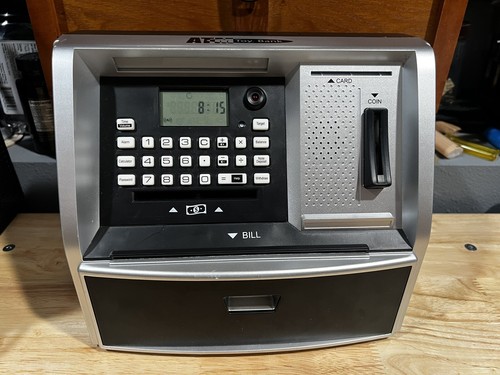 Toy Talking ATM Bank ATM Machine Savings Piggy Bank for Kids with ...