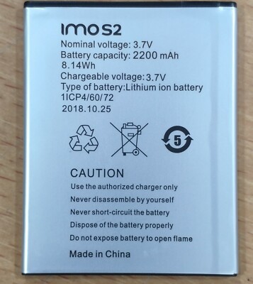 Genuine IMO S2 Battery For IMO S2 ONLY 2200mAh | eBay UK