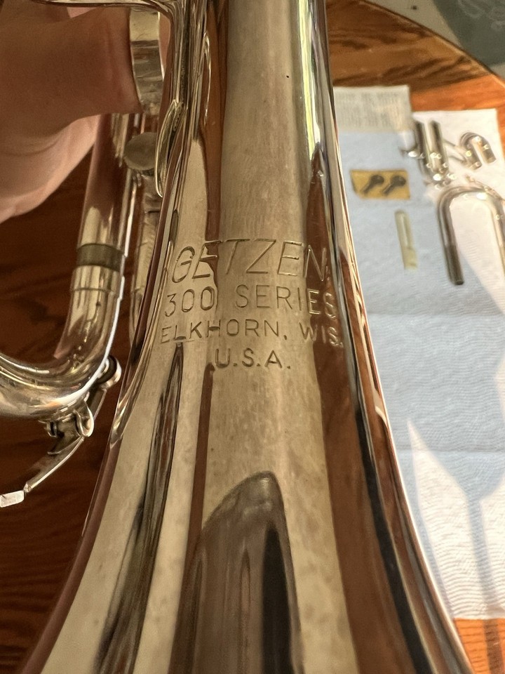 Getzen 300 Series Eb/D Trumpet - Silver | eBay