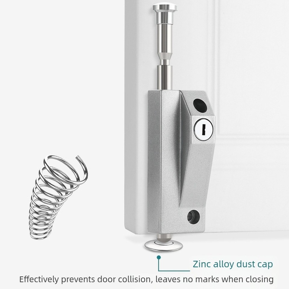 Home Security Mortise Lock Door Latch Bolt Lock Automatic Rotation ...