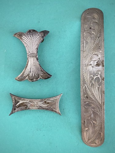 Vintage Sterling Silver LOT Conchos for Headstall Bridle Hat Band | eBay