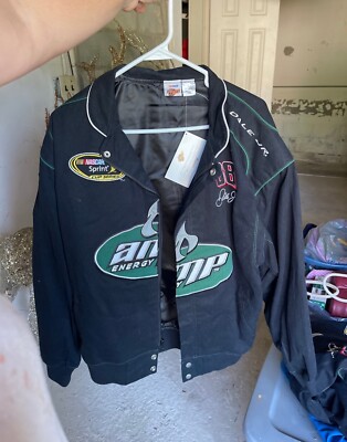 Vintage Nascar Dale Earnhardt Jr JH Design AMP Energy Racing Jacket Men ...