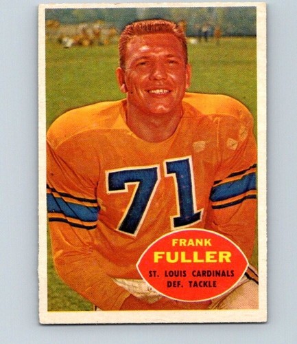 1960 TOPPS FOOTBALL #111 FRANK FULLER MID GRADE KC | eBay