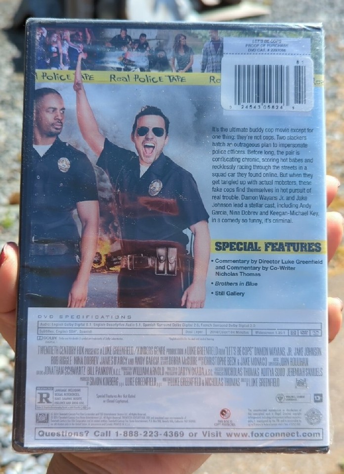 Brand NEW Sealed - Let's Be Cops - DVD Rob Riggle Damon Wayans Jr PROMO ...