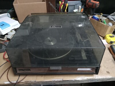 Parts or Repair - Spins! VINTAGE TURNTABLE GARRARD TURNTABLE 42M | eBay
