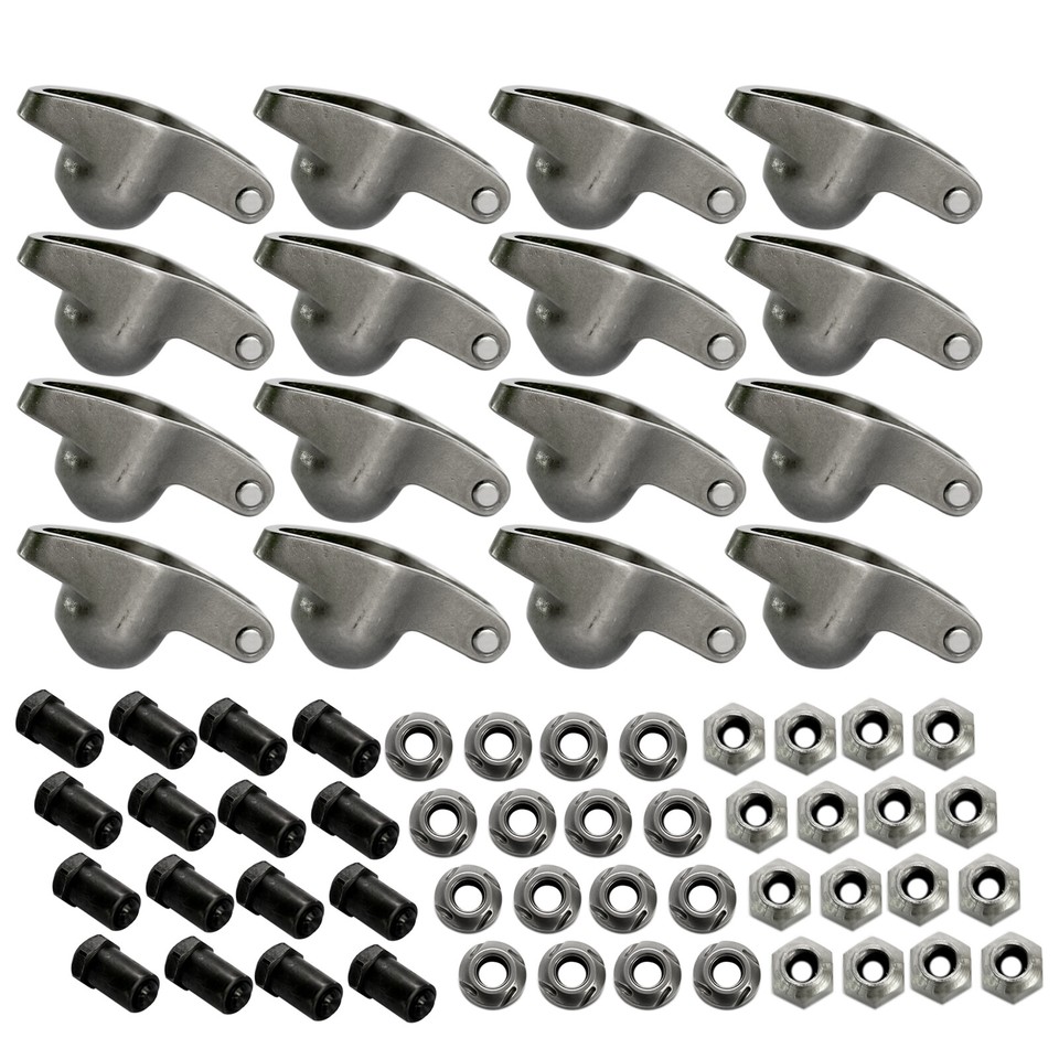 Roller Tip Rocker Arms Set 1.6 Ratio 3/8'' for SBC Small Block Chevy ...