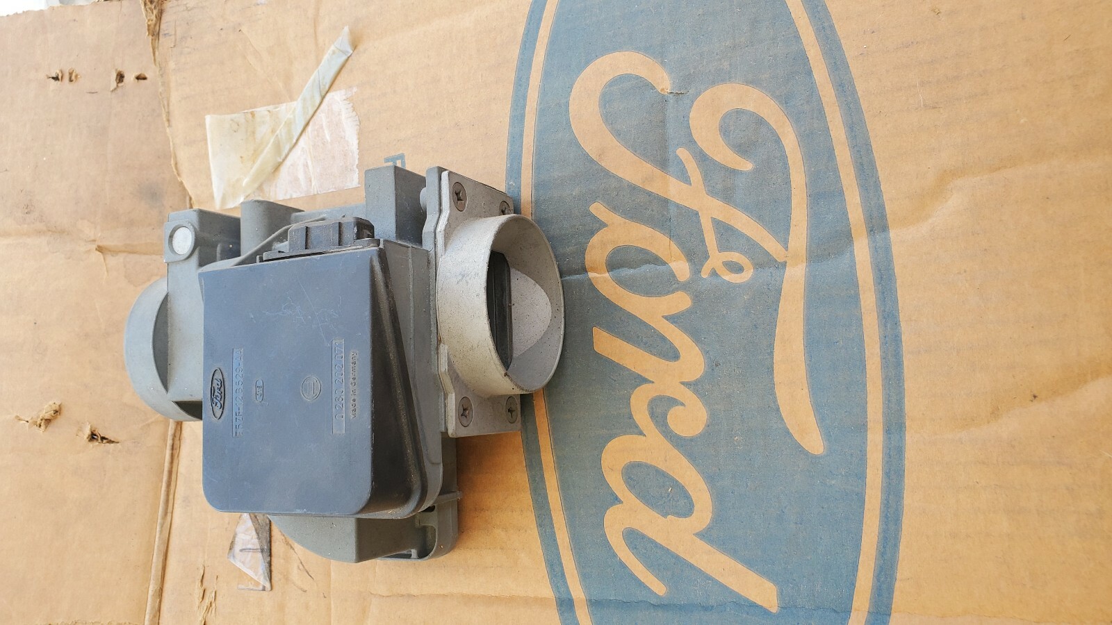 FORD E5ZF-12B529-AA BOSCH MAF Mass Air Flow Sensor E5ZZ12B529A Merkur ...