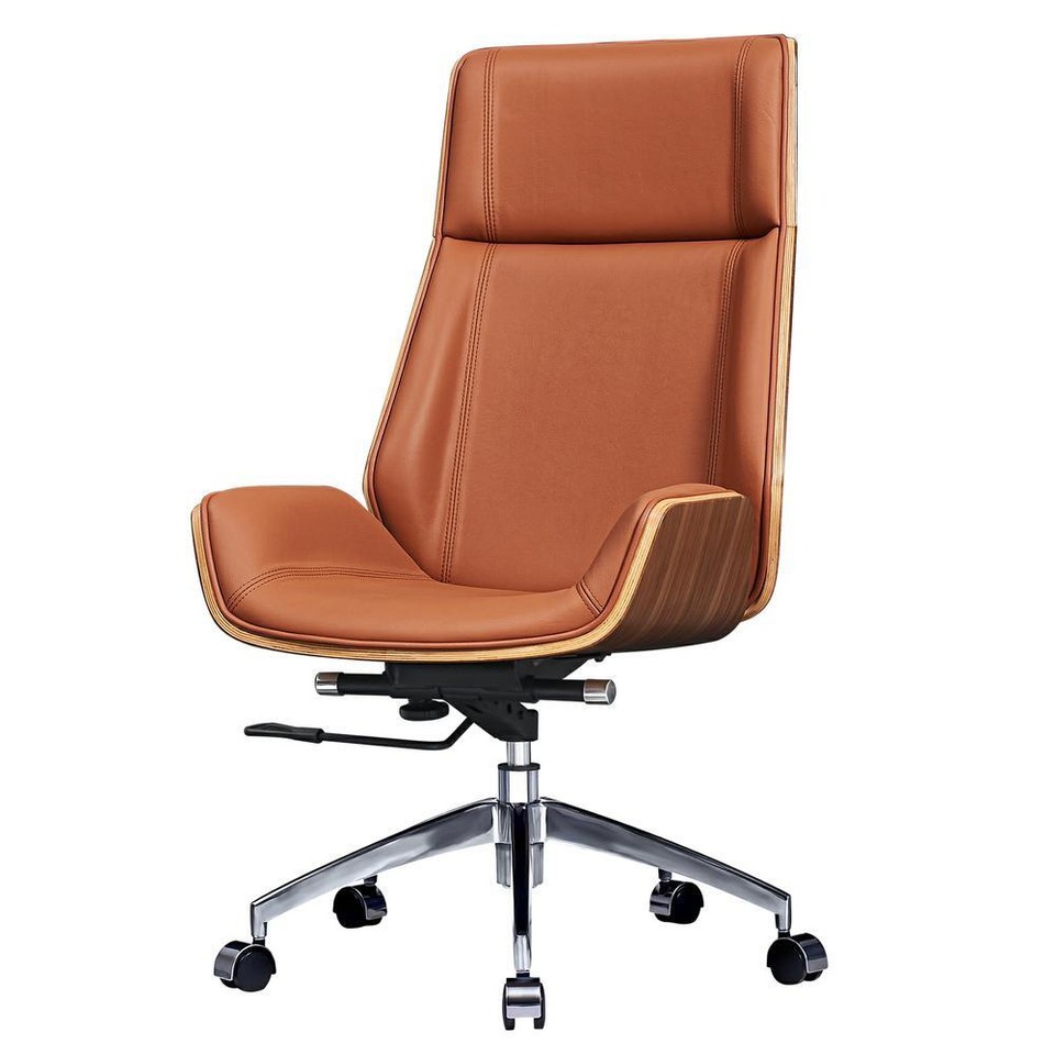 Computer Gaming Office Chair Lounge Chair and Ottoman Leather Task Desk ...