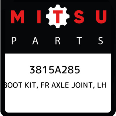3815A285 Mitsubishi Boot kit, fr axle joint, lh 3815A285, New Genuine ...