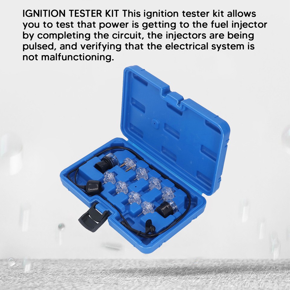 Car 11pcs Noid Light Set Fuel Injector Tester Tool Professional Car ...