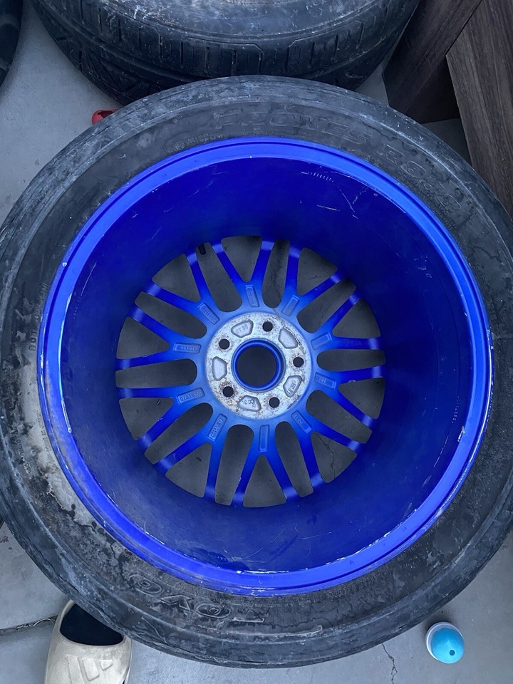 STR 511 Alloy Racing Wheel STR511 Blue Machined Face 5x114.3 / 18x10 | eBay
