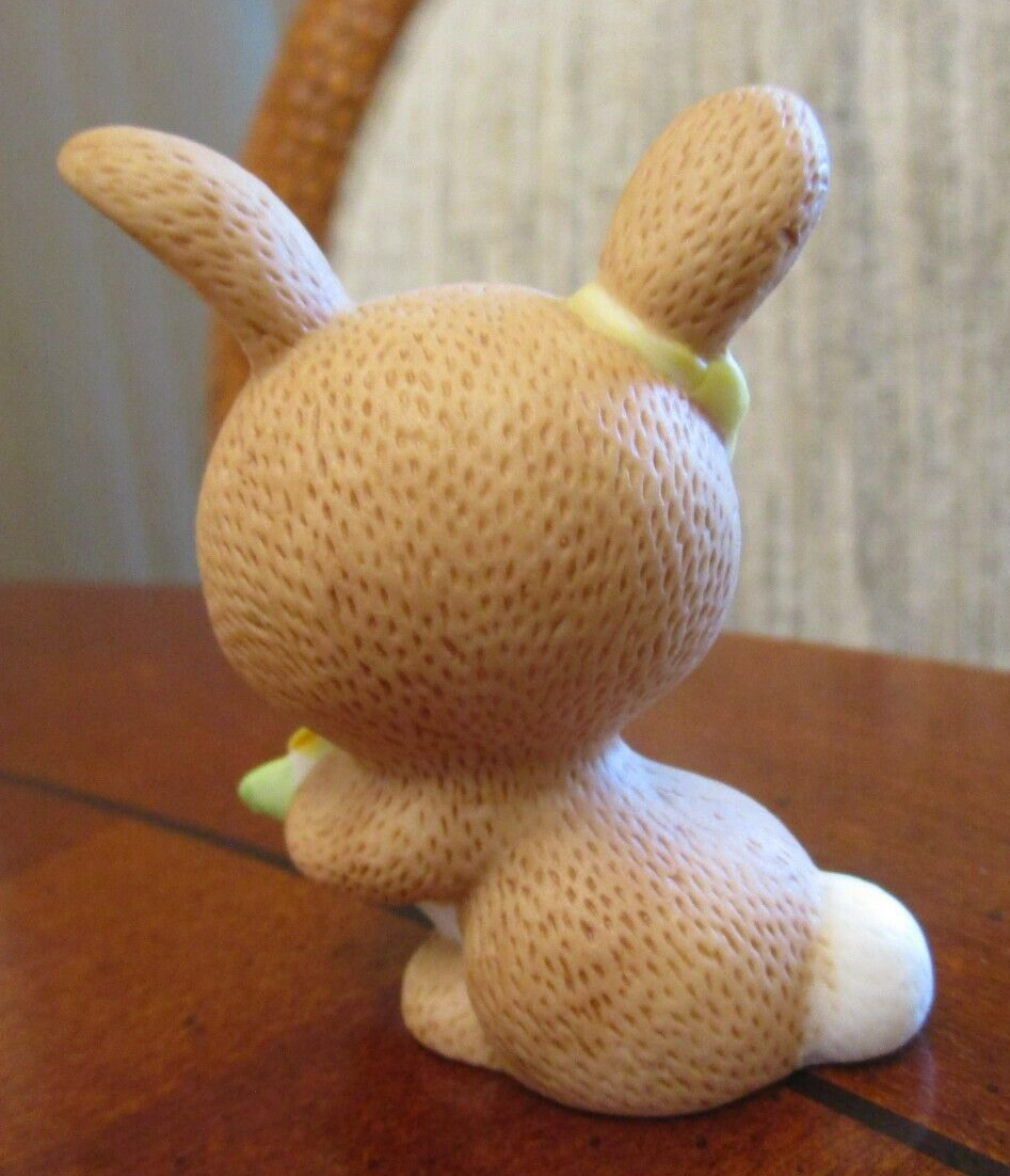 VTG LEFTON CHINA RABBIT FIGURINE WITH FLOWERS FOIL LABELS CERAMIC | eBay