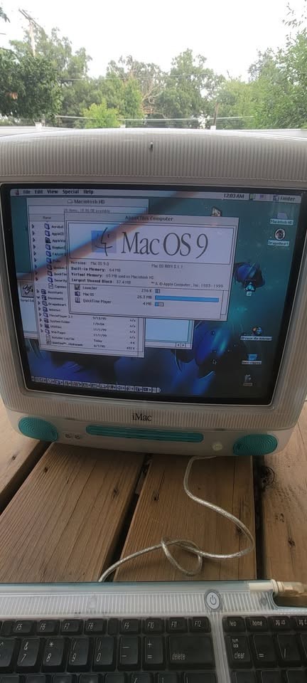 Apple iMac G3/233 Blueberry Blue Keybd, Mouse OSX OS9 | eBay
