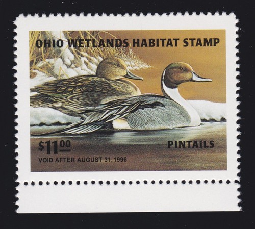 US OH14 $11 Ohio State Duck Stamps Mint OG NH SCV $22.50 | eBay
