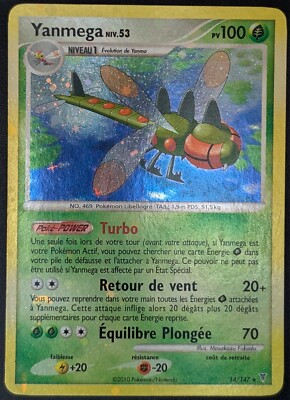 Yanmega Holo Bleed- Platine:Vainqueurs Suprêmes- 14/147 -Carte Pokémon ...