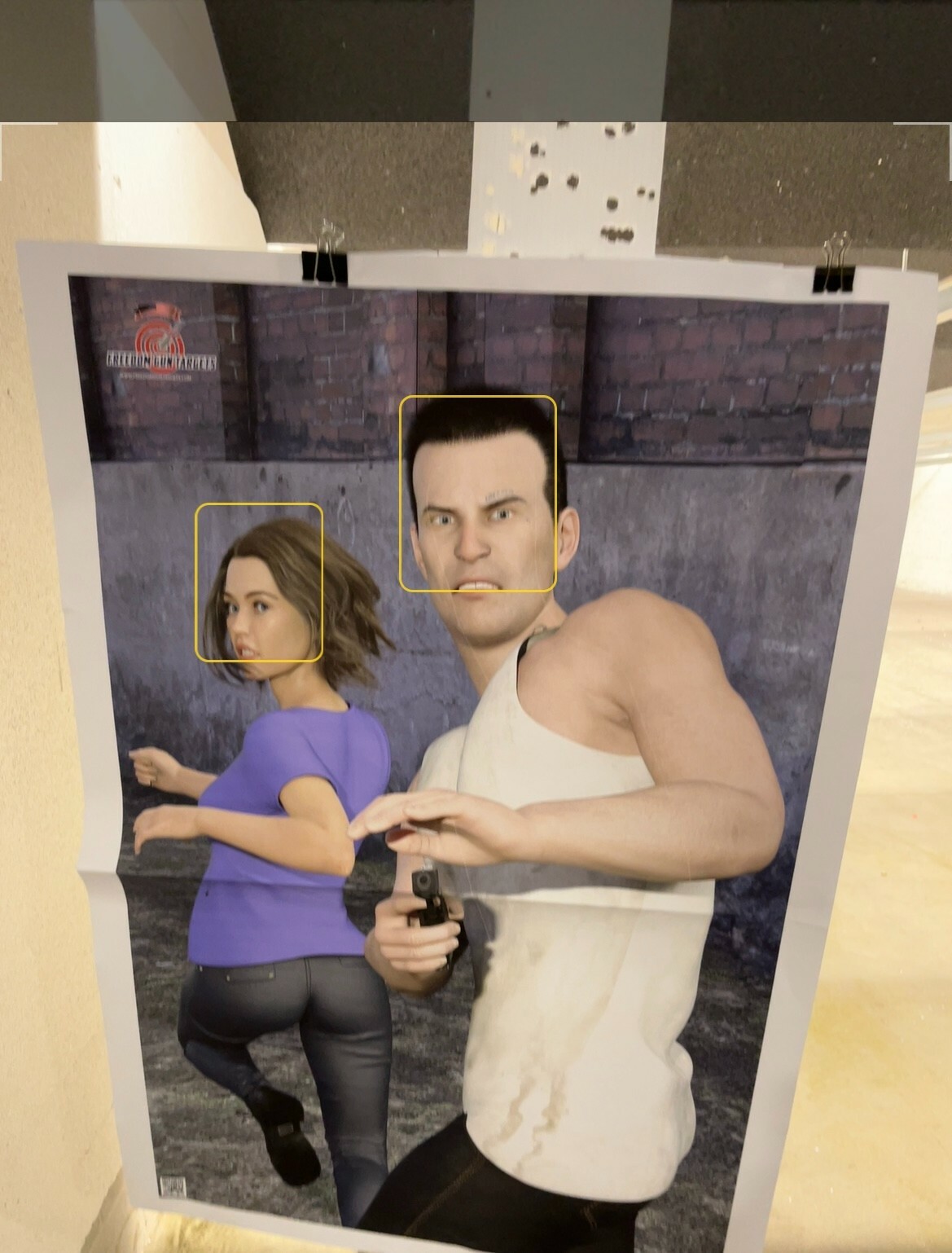 30 Shooting Targets Gun Range Rifle Handgun 3D Tactical Hostage ...