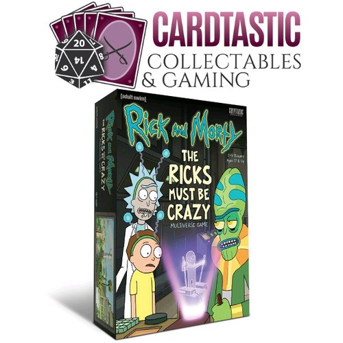 Rick and Morty The Ricks Must Be Crazy Multiverse Game - Cryptozoic | eBay
