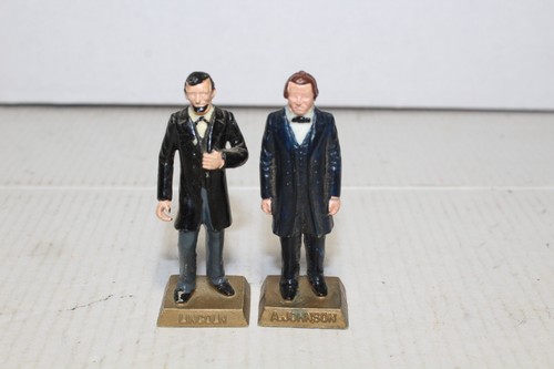 Marx Presidents 2.5" Figures 16th Abraham Lincoln 17th Andrew Johnson ...