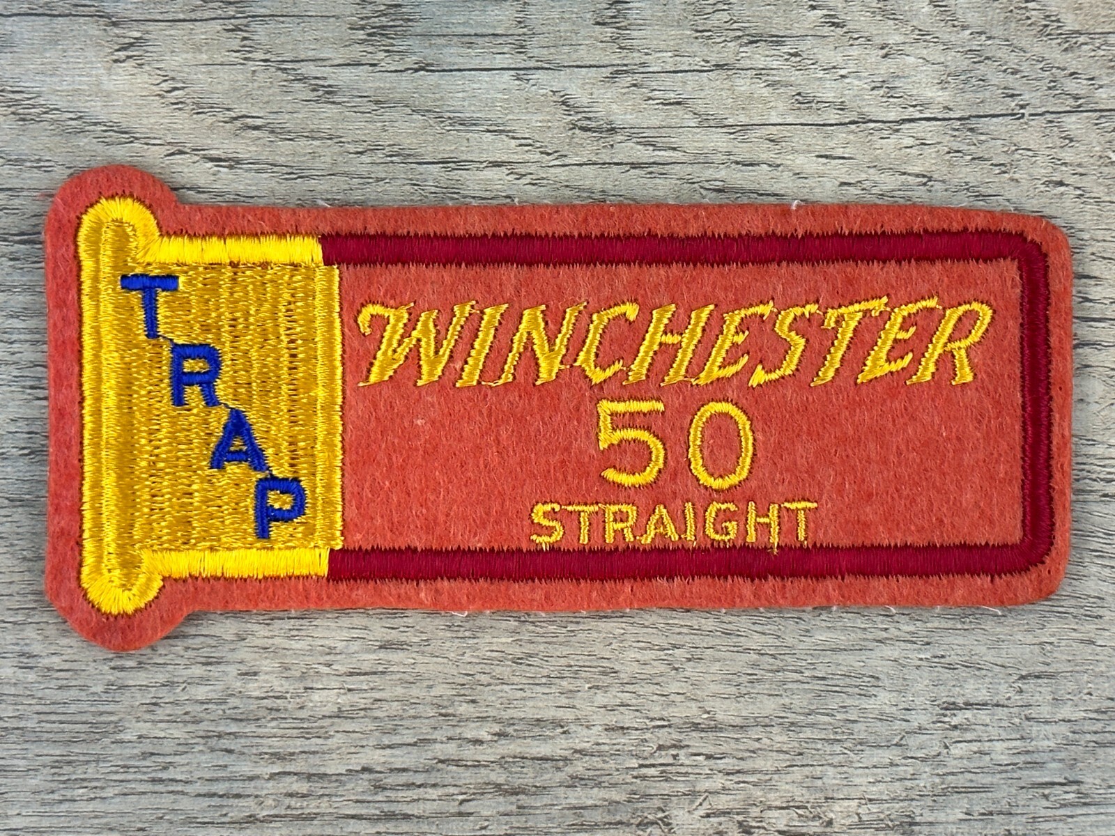 VINTAGE & RARE WINCHESTER TRAP 50 STRAIGHT PATCH - UNUSED | eBay