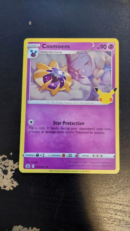 Cosmoem 14/25 Holographic Pokemon card | eBay