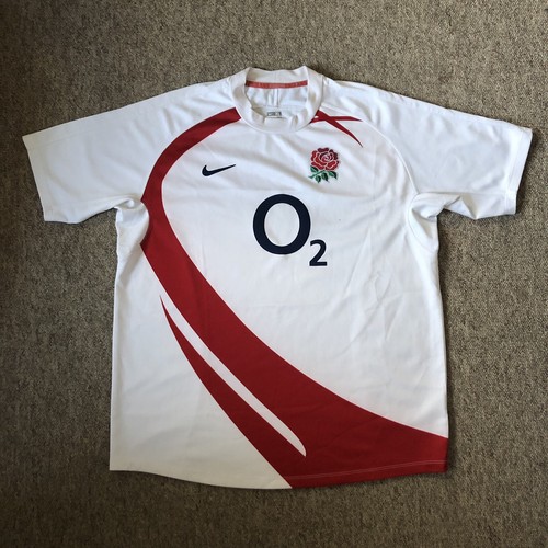 Nike English Rugby Jersey Mens Size Small O2 sponsorship | eBay