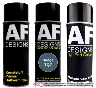 Kunststoff Spraydosen Set für Dodge TQ7 Gunmetal Metallic Stoßstange ...