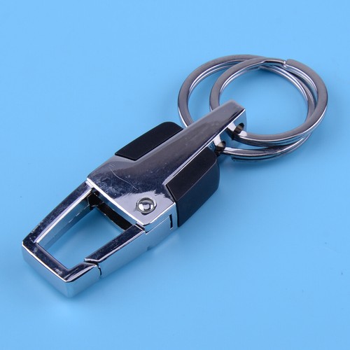 Alloy Metal Buckle Belt Clip Key Chain Ring Double Loops Holder quality ...