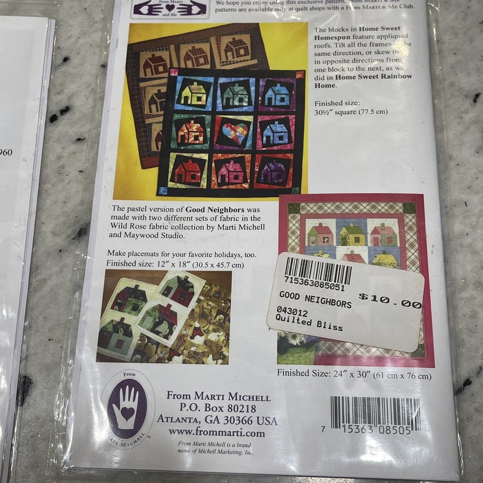 Marti Michell Twist & Turn Drunkards Path Good Neighbors pattern Quilt ...