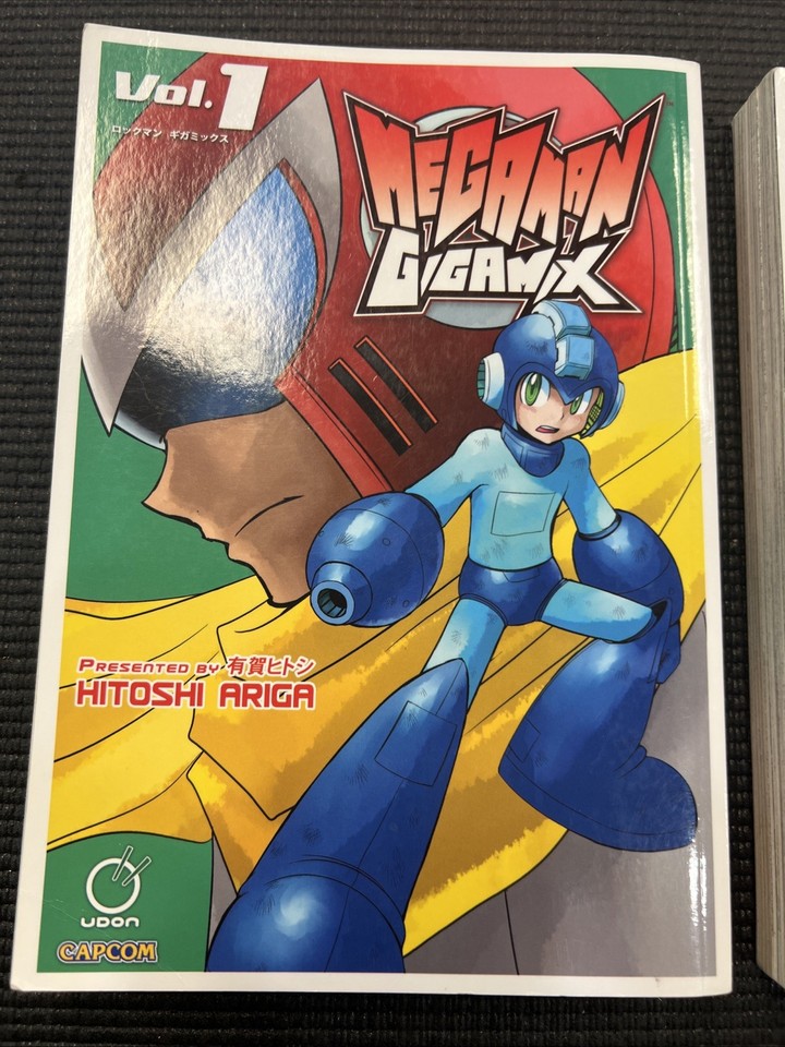 Mega Man Gigamix Vol 1-3 2015 Udon Capcom Manga Hitoshi Ariga English ...