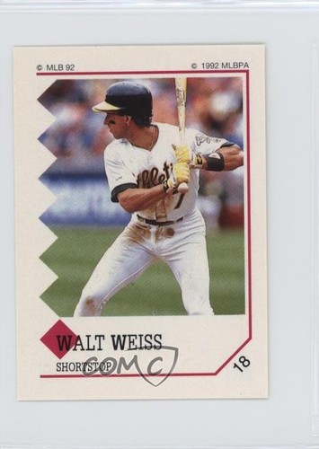 1992 Panini Album Stickers Walt Weiss #18 | eBay