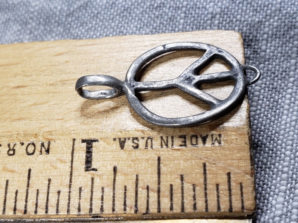 Vintage Pendant Medal Peace Sign Gift Hippie B10 | eBay