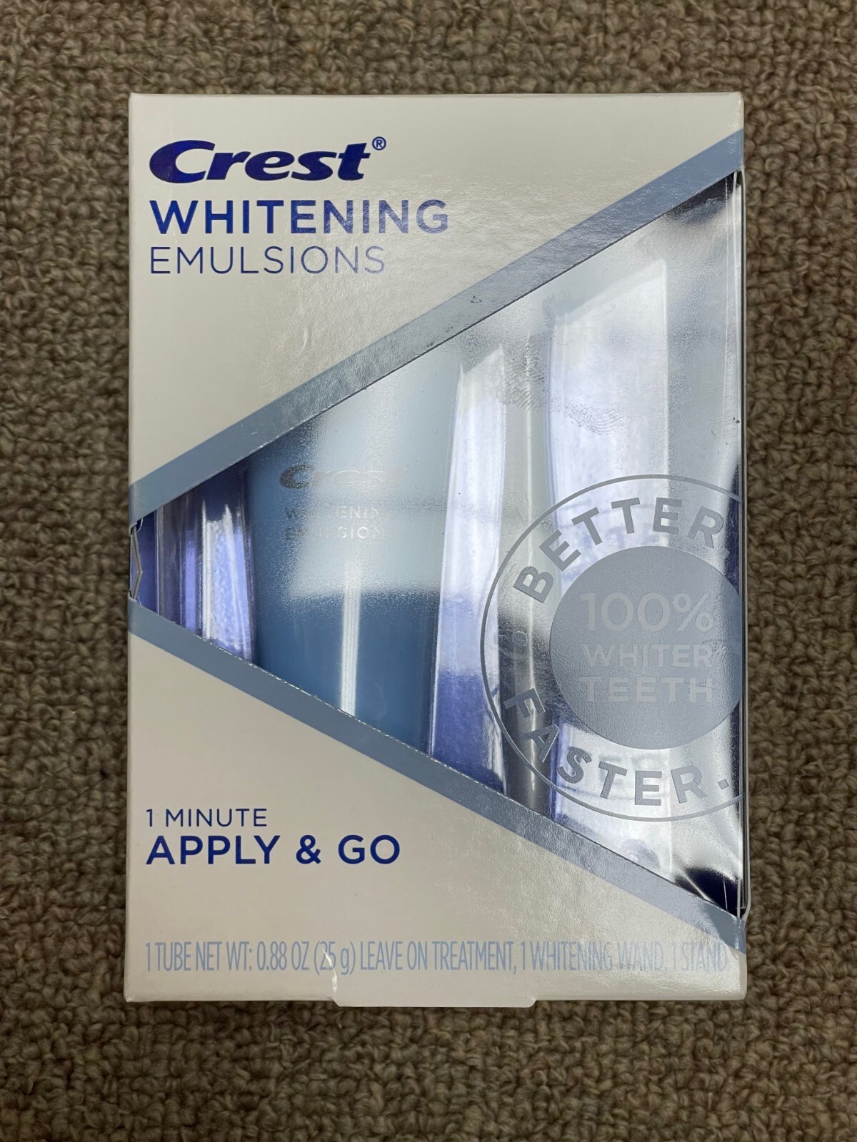 Crest Whitening Emulsions Leave On Whitening Treatment New in Box Exp ...