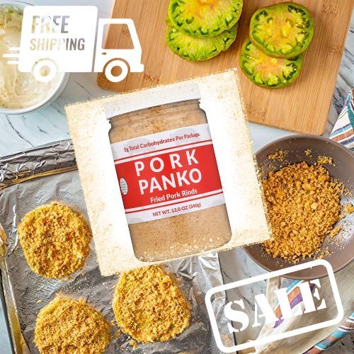 Pork Panko 0 Carb Pork Rind Bread Crumbs Keto and Paleo Friendly 12oz ...