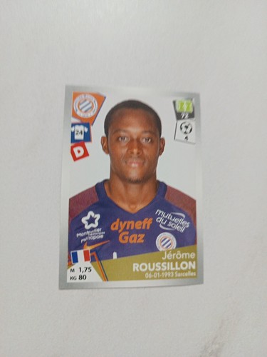 JEROME ROUSSILLON STICKER 294 PANINI FOOT 2017-2018 MONTPELLIER MHSC ⚽ ...