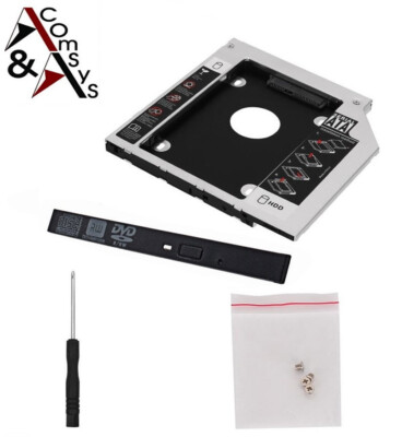 Caddy 0 1/2in Hard Disc Frame 2.5 Inch HDD SSD SATA 3.0 II III CD/ROM ...