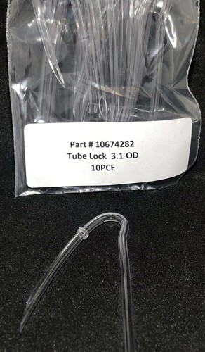 BTE Earmold Hearing Aid Tubing with lock- 3.1, 3.3 & 3.6 OD Pack of 10 ...