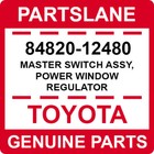 84820-12480 Toyota OEM Genuine MASTER SWITCH ASSY, POWER WINDOW ...