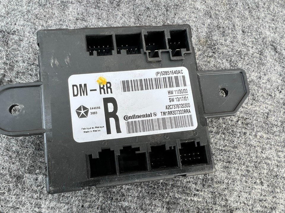 REAR RIGHT DOOR CONTROL MODULE ASSEMBLY OEM 44K 14-20 MASERATI GHIBLI ...