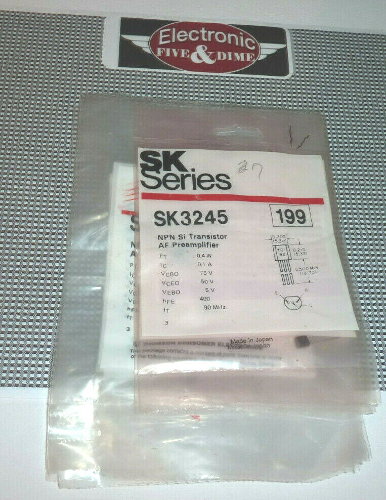 RCA SK Series SK3245 NPN Si Transistor AF Preamplifier | eBay