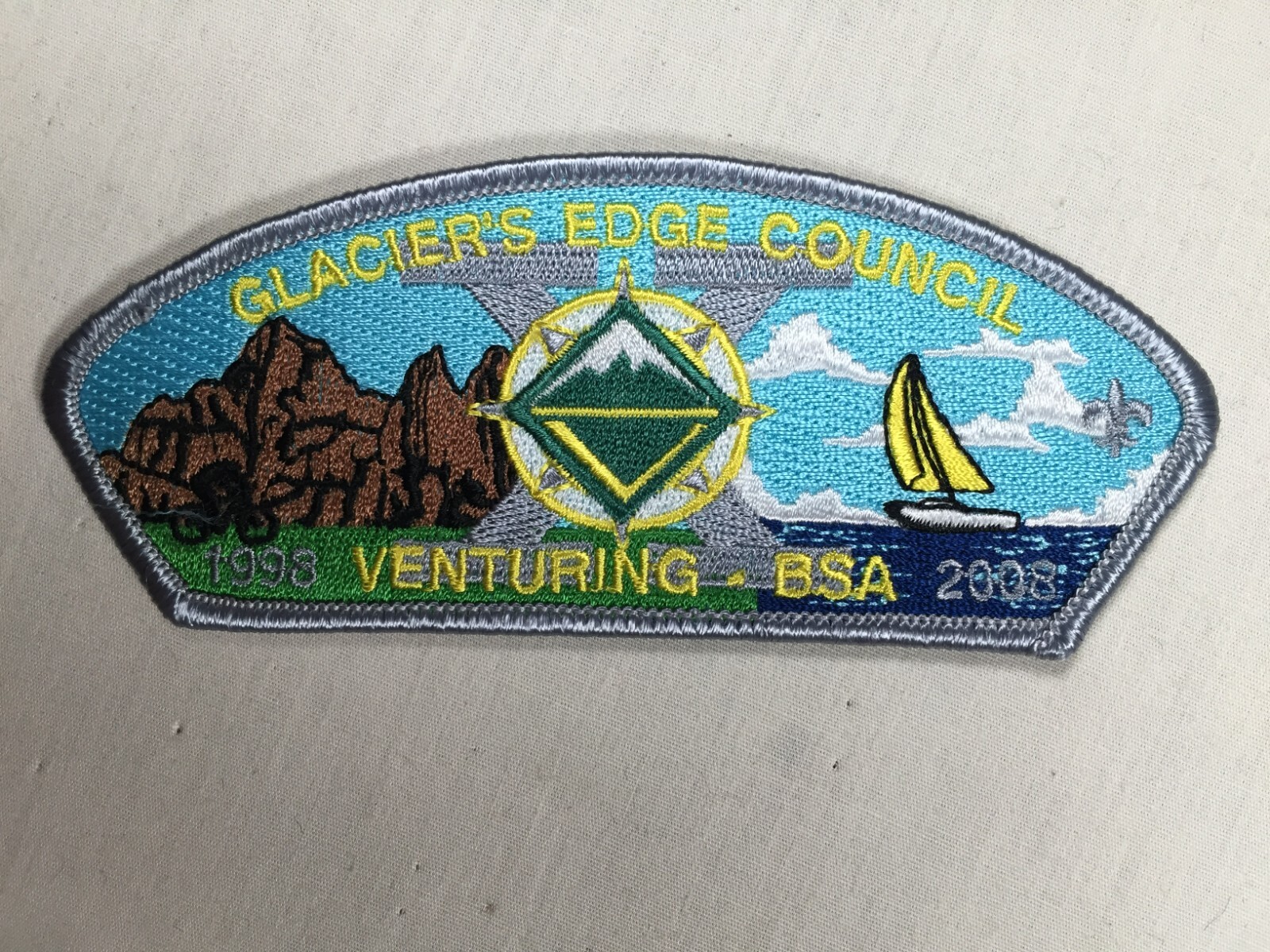 Glaciers Edge Council 2008 10th ann Venturing BSA BSA CSP Patch | eBay