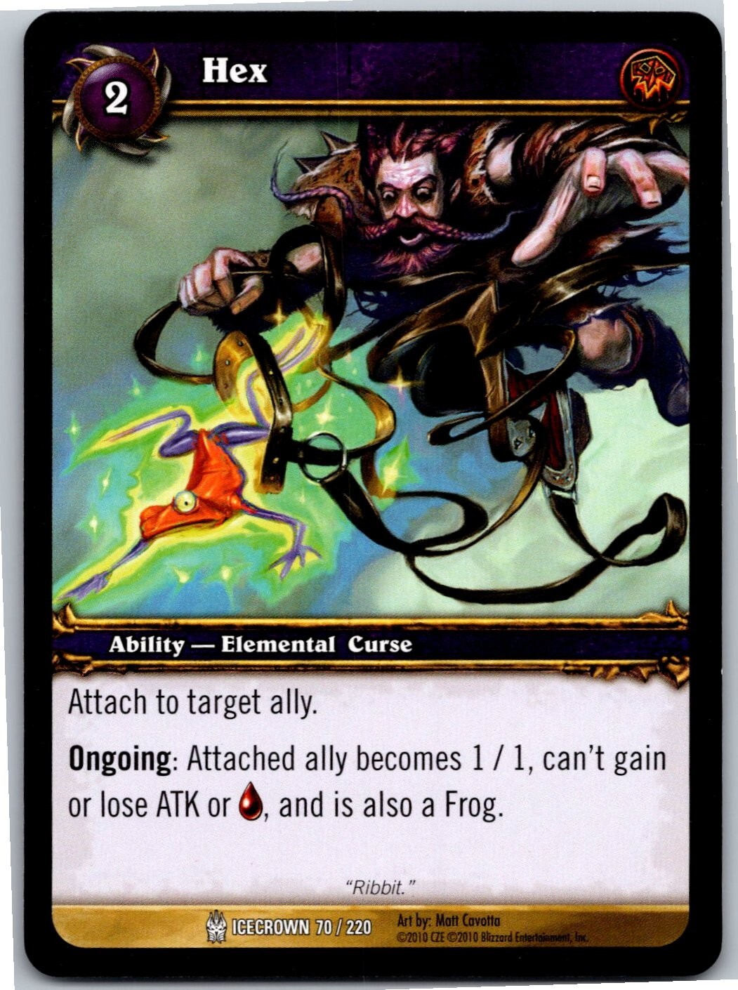 World of Warcraft Card Game Hex 70/220 Icecrown CCG TCG WOW | eBay