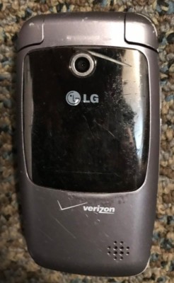 READ FIRST LG VX5400 Gray Verizon Flip Cellular Phone Fast Shipping ...