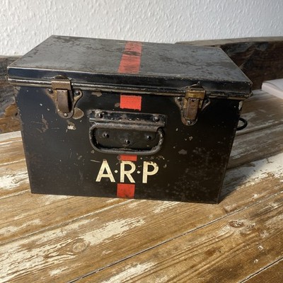 WW2 ARP First Aid Tin Air Raid Precautions Home Front Blitz HBS 1939 ...