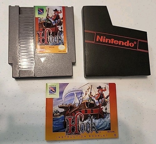 Hook (Nintendo Entertainment System, NES, 1992) AUTHENTIC, with manual + sleeve 90451106017| eBay
