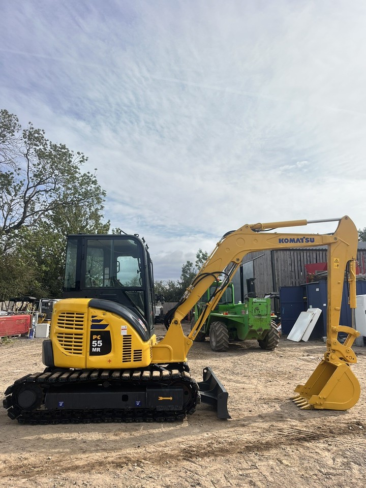 2011 Komatsu PC55 Excavator MIDI Digger 5 Ton Block Pads Q/H £12,995 ...