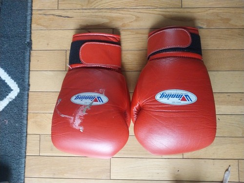 Winning Boxing Gloves MS-400B 12oz Tape Pro colors BLUE JAPAN | eBay
