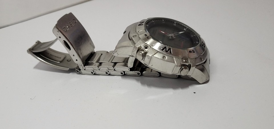CASIO FISHING GEAR AMW-706/Stainless Steel Vintage Watch | eBay