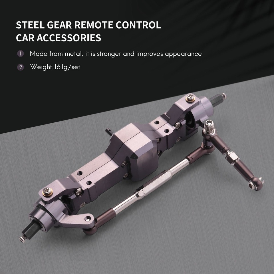 Metal Front & Rear Bridge Axle for C14 C24 C34 C44 B14 B24 1/16 RC ...